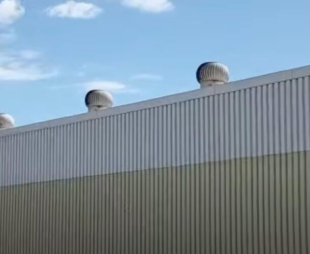 Whirly Bird installation at MPact | Coastal Painting & Waterproofing